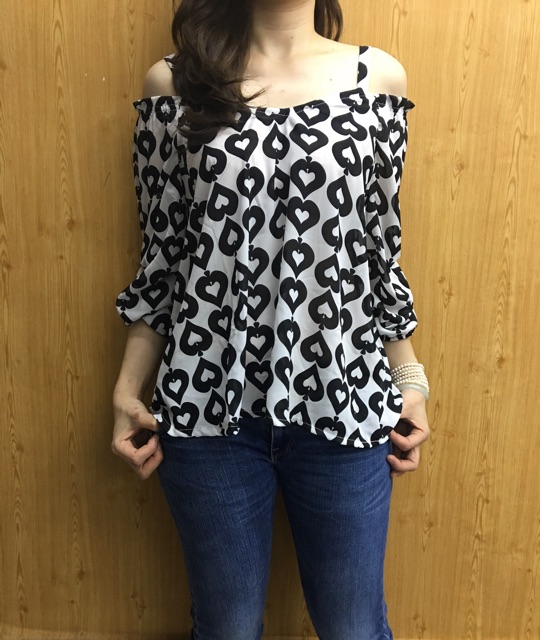 Sexy long back blouse 15121# | Shopee Philippines