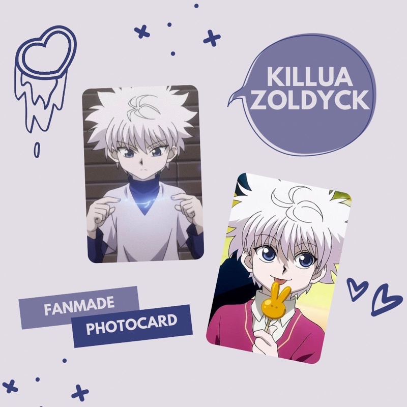 Killua Zoldyck Anime Hunter x Hunter Photocard | Shopee Philippines