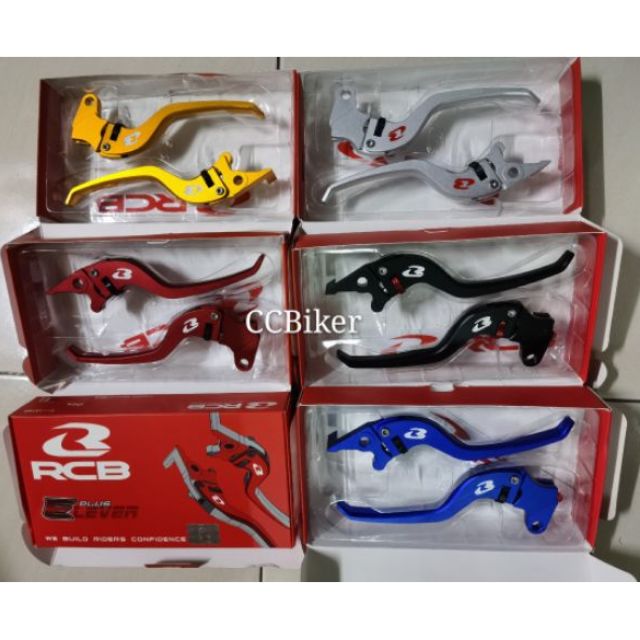 100% RACING BOY RCB YAMAHA Y15ZR Y16ZR/ Y125ZR/ LC135 / LC150 CLUTCH LEVER + BRAKE LEVER SET ...