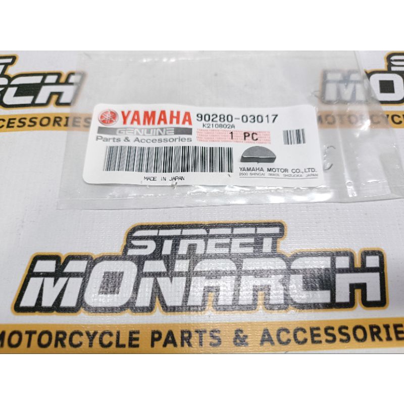 GENUINE KEY, WOODRUFF (KUNYA) 90280-03017 FOR SNIPER 150 V1/V2 / 155 V3 ...