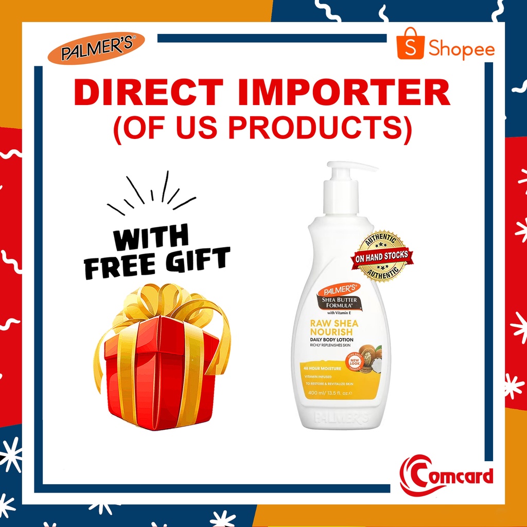 Palmer's Shea Butter Formula with Vit E Raw Shea Nourish Daily Body ...