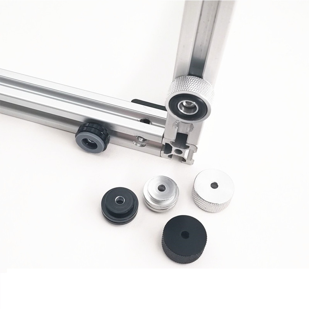 4pcs/lot Aluminum Rod Connector Eu Standard 2020 Aluminum Profile Foot ...