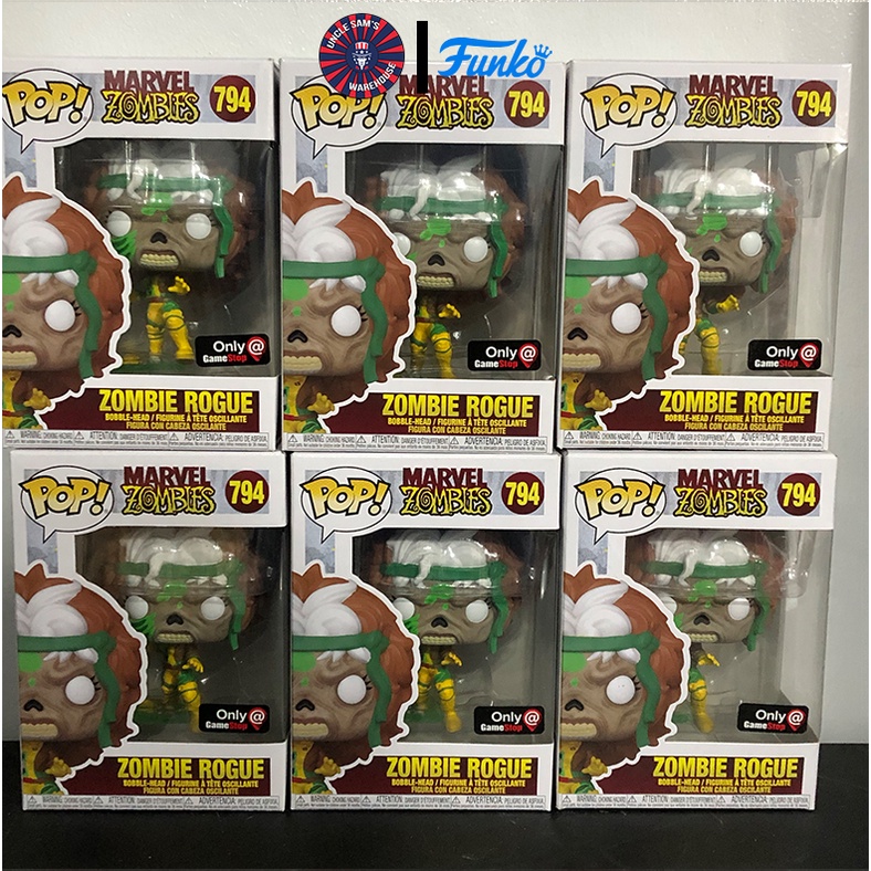Funko Pop! Marvel Zombies: Zombie Rogue (Gamestop Exclusive) Badbox ...