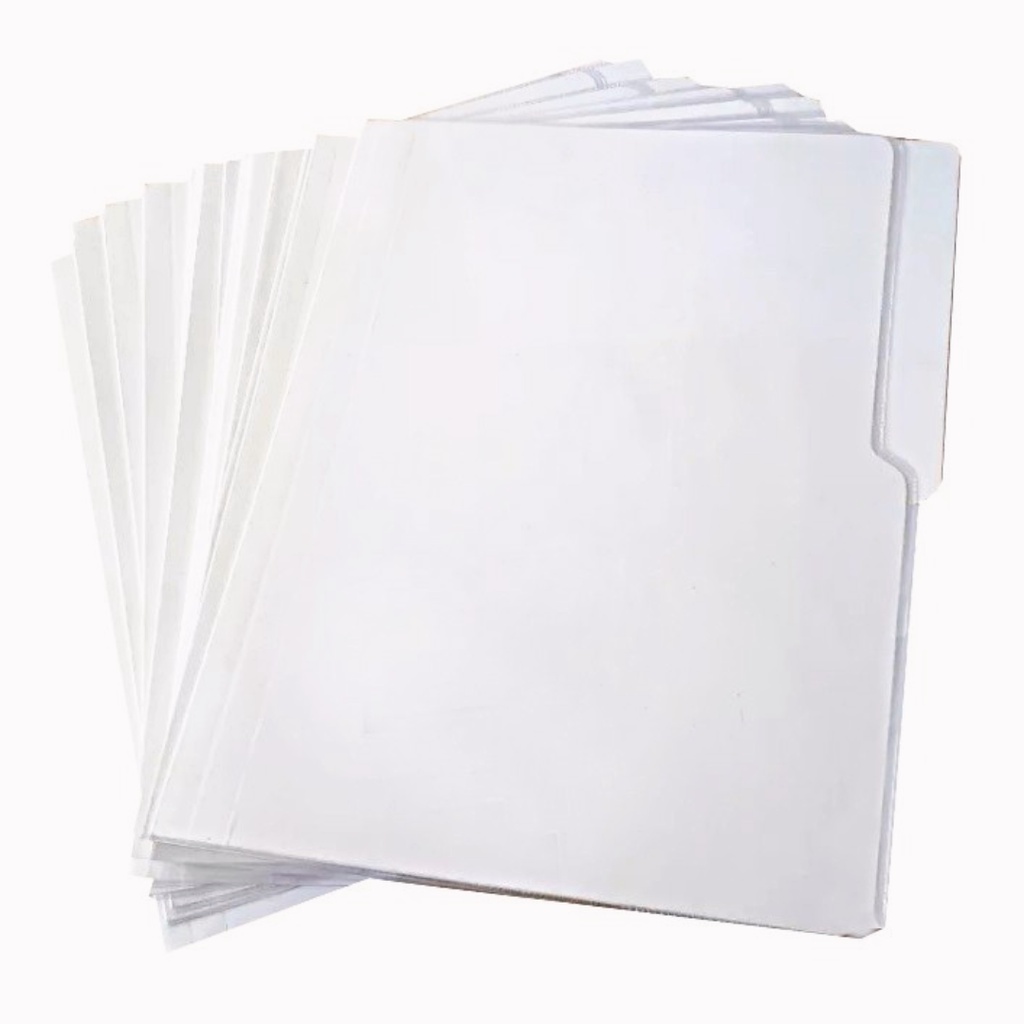 White Folder Short And Long Sold Per 100Pcs. 50Pcs. 25Pcs. 15Pcs ...
