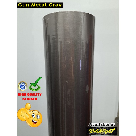 GRAY GUNMETAL CAR WRAP / MC STICKER | Shopee Philippines