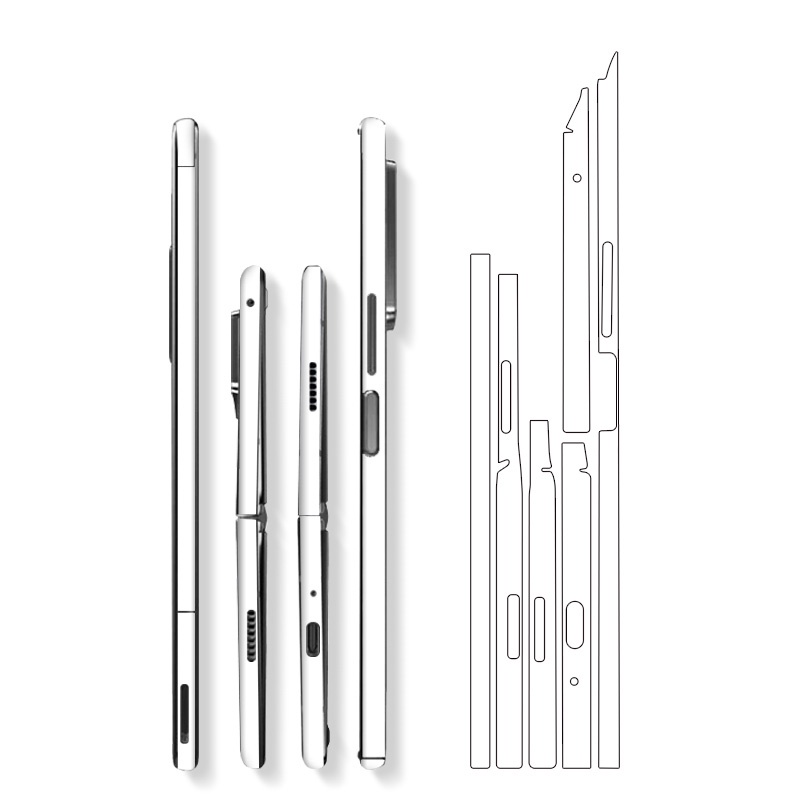 Border Skins for Samsung Galaxy Z Fold 4 3 2 5 Side Skin Screen ...