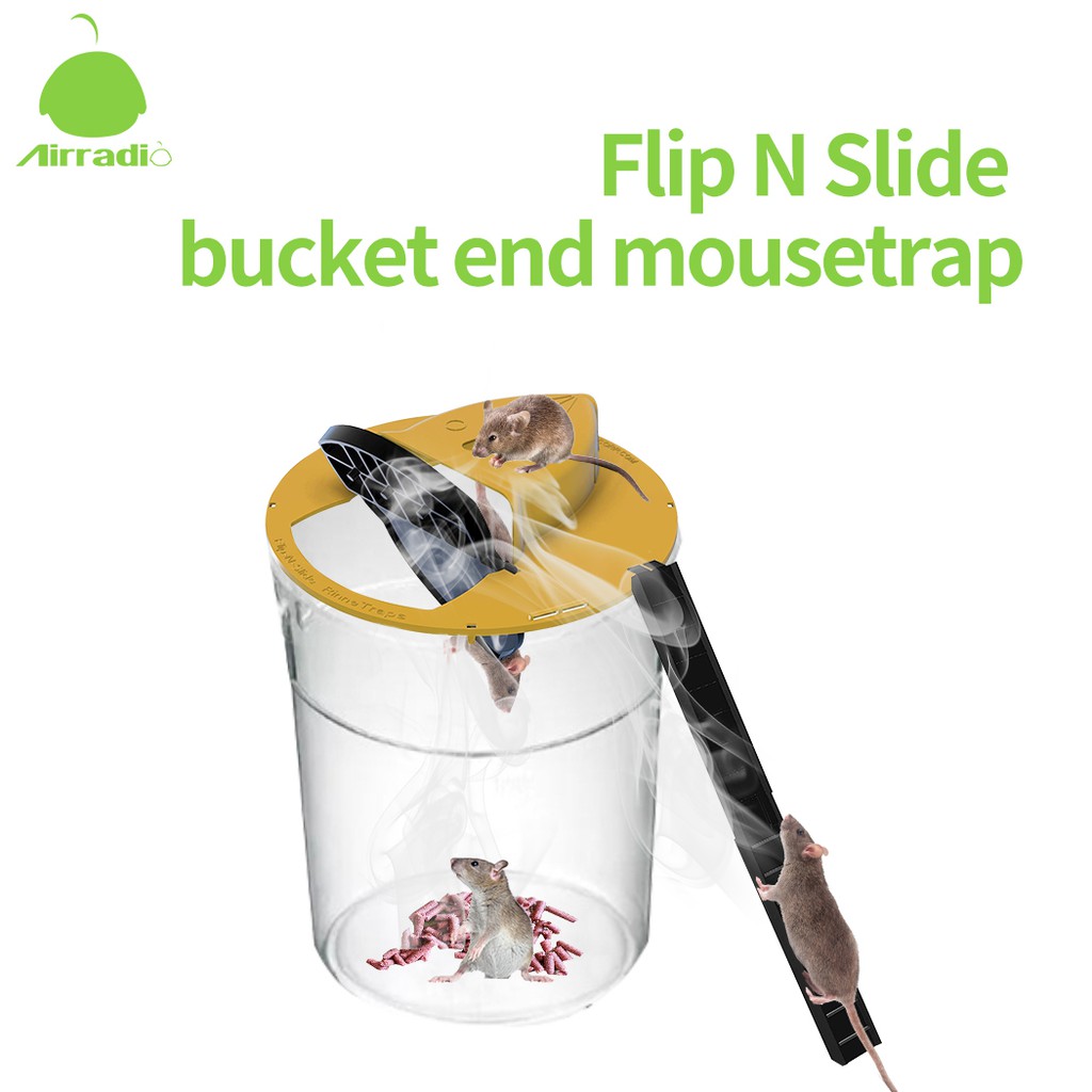 Efficient Mousetrap Reusable Smart Rat Trap Auto Reset Flip and Slide ...