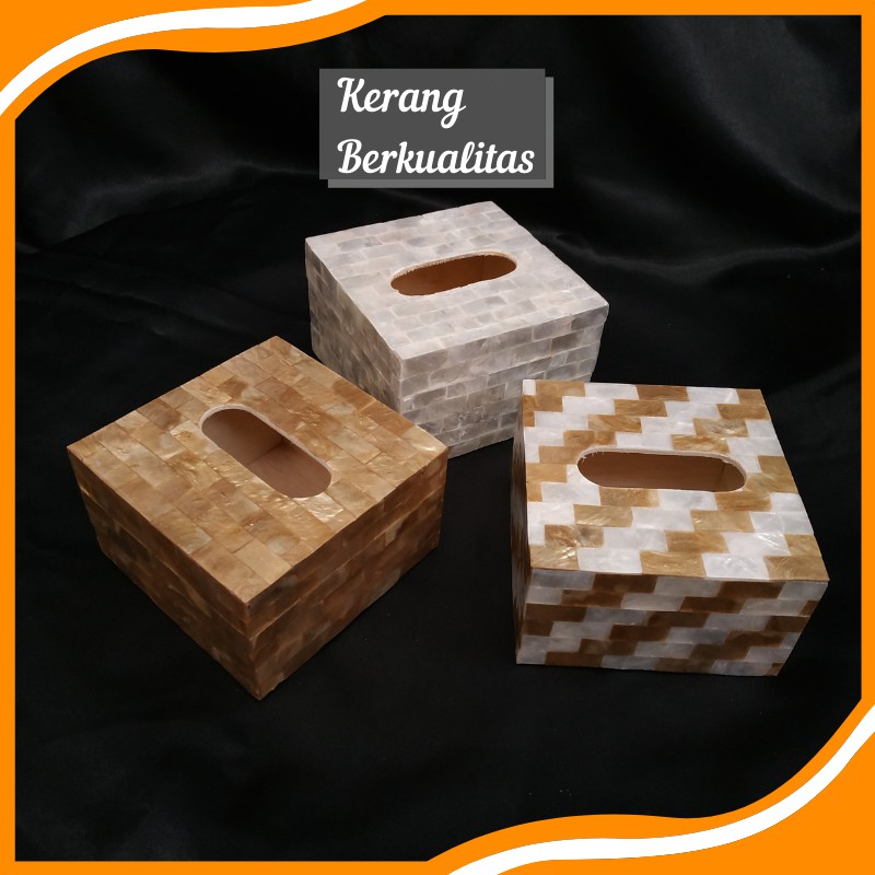 Small Capiz Shell Tissue Box Tissue Box Tissue Box Unique Elegant Shell Tissue Container ...