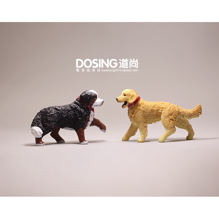 Miniatur Hewan Peliharaan Anjing Kecil Model Lucu Golden Retriever Anak ...