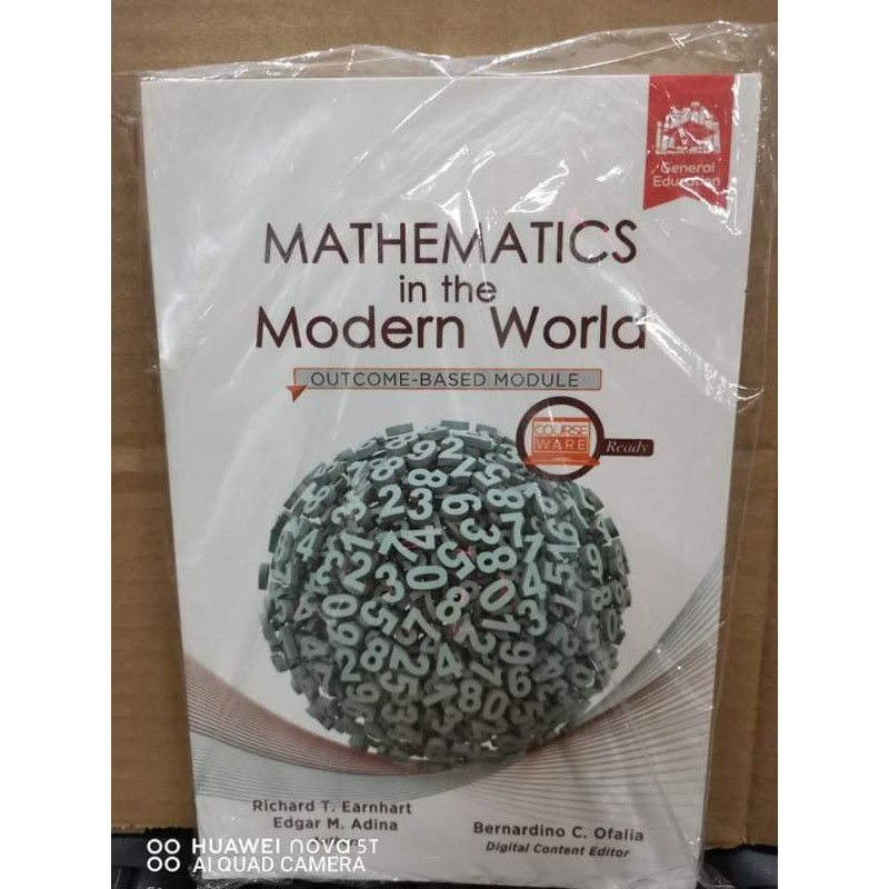Mathematic in the Modern World (outcome based module) 1st & 2nd EditionBy. Richard T. Earnhart ...