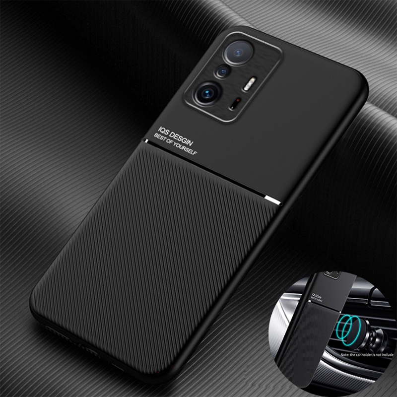 For Xiaomi 11T Pro Luxury Magnetic Leather Case Matte Shockproof ...