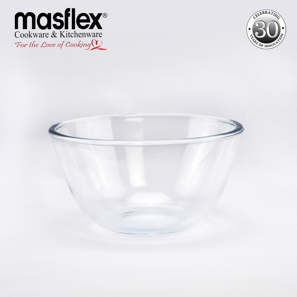 Masflex 21Cm Glass Mixing Bowl (2100Ml) | Shopee Philippines