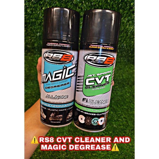 ⚠️ RS8 CVT CLEANER and RS8 MAGIC DEGREASE ⚠️ (LEGIT ORIGINAL) | Shopee Philippines
