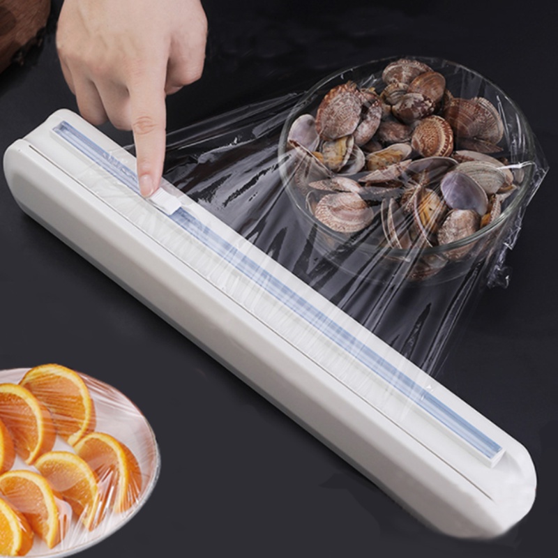 Plastic Cling Film Food Grade Slide Cutter Wrap Dispenser Packing ...