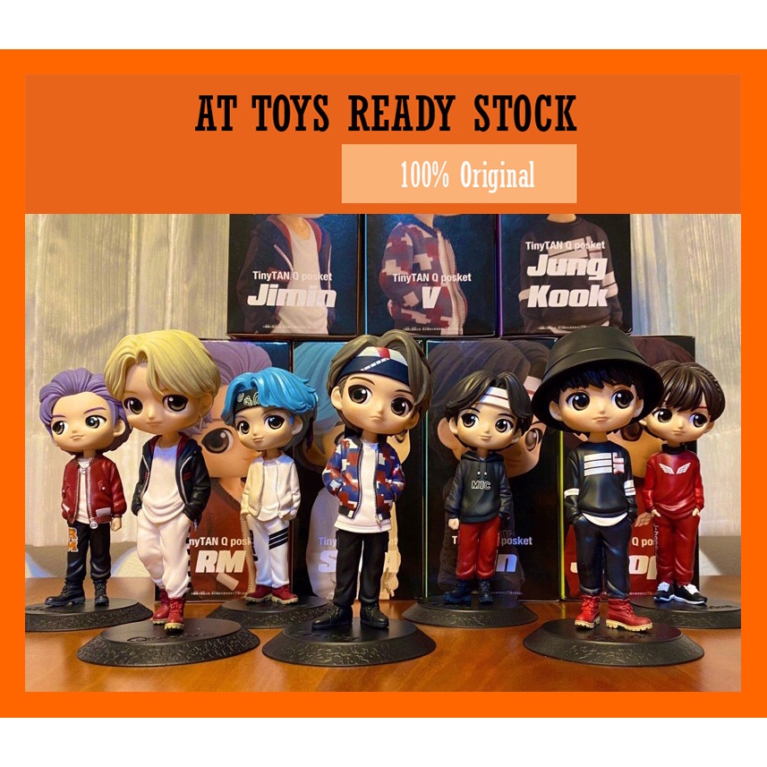 -ORIGINAL-BANPRESTO BTS TINYTAN MIC DROP Q POSKET VOL.1(JungKook, V, Jimin, Suga, Jin, j-hope ...