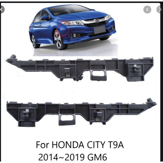 HONDA CITY 2015 2016 2017 2018 2019 FRONT BUMPER SIDE BRACKET CLIP RH ...