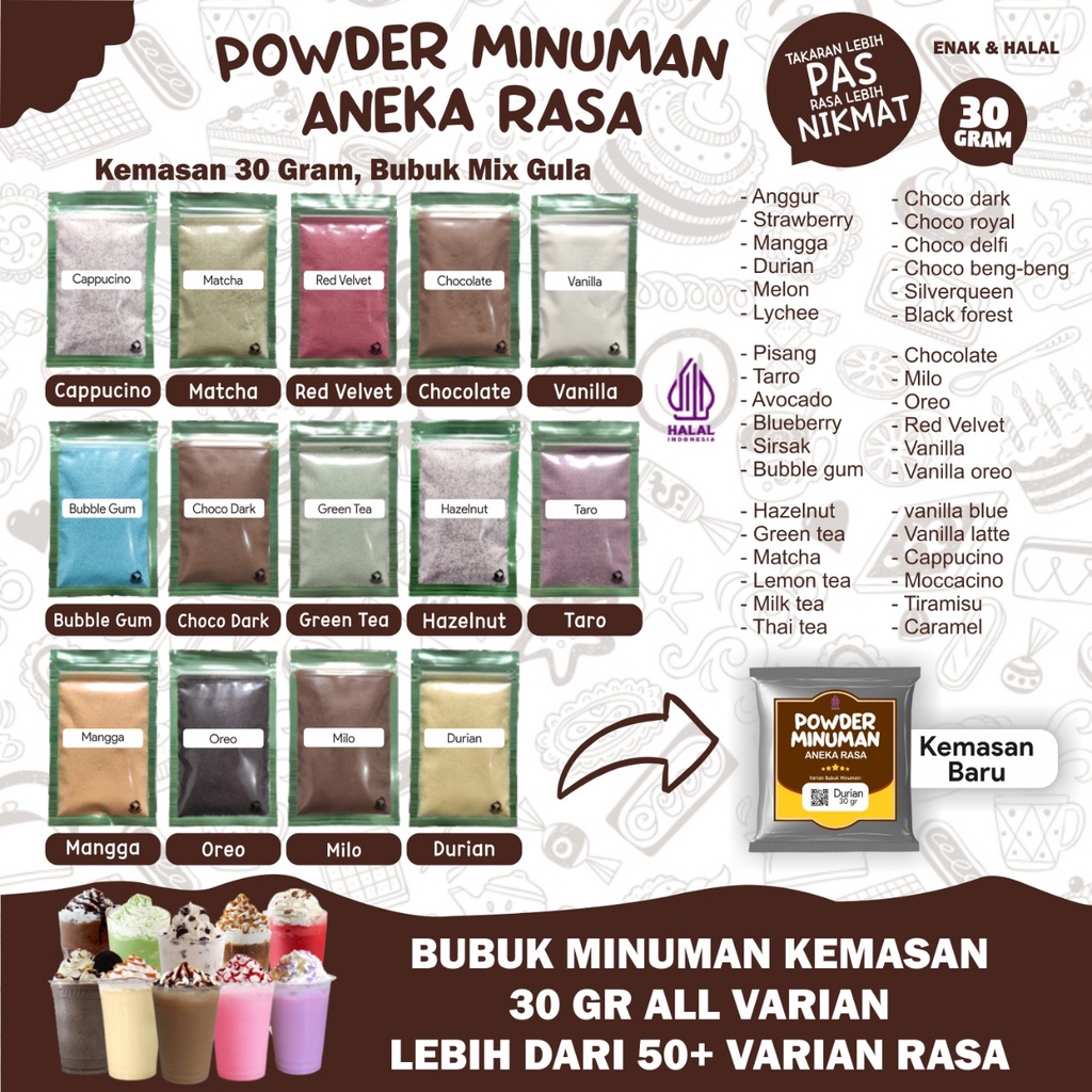 Powder Drink Powder Powder Sachet Assorted Flavors Contemporary Drink ...