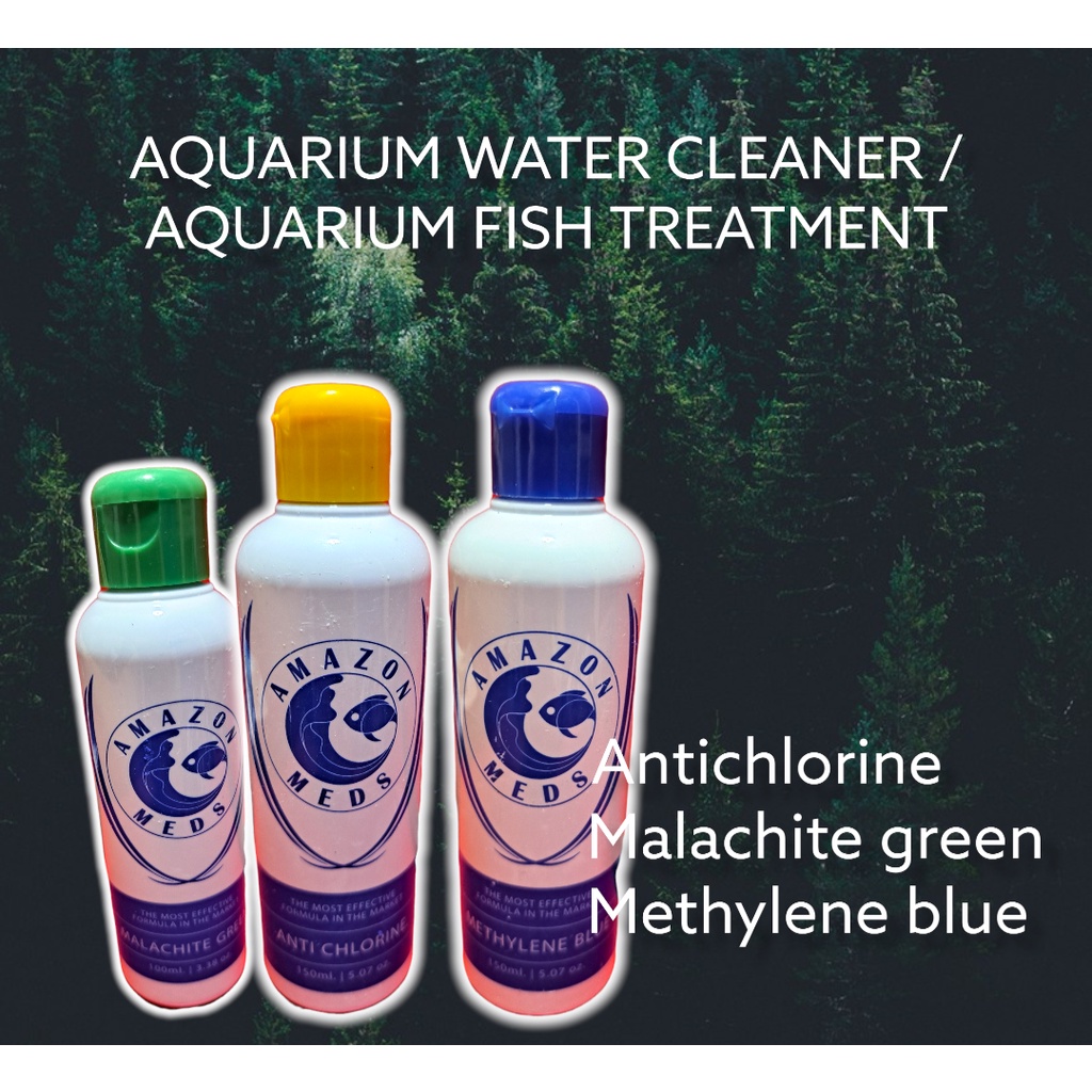 AQUARIUM WATER CLEANER FISH TREATMENT TALISAY ANTICHLORINE METHYLENE ...