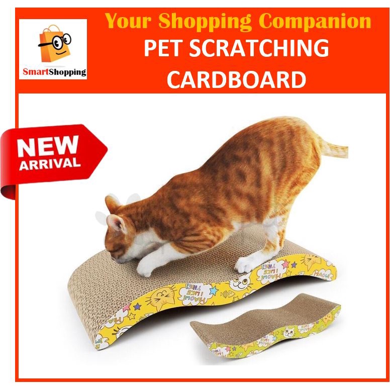 Pet Scratching Cardboard Cat Scratch Board Cat Scratching Pad Claw ...