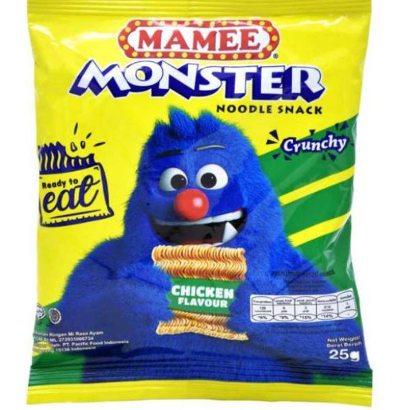 Mamee Monster BBQ Chicken Flavor Malaysian Indonesia Favorite Snack ...