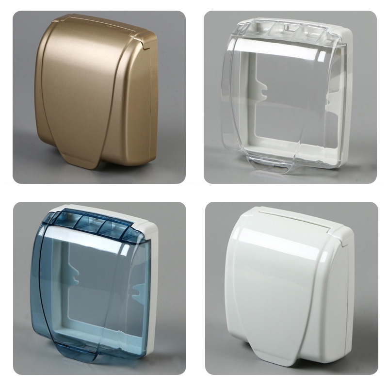 Bathroom Waterproof 86 Type Wall Switch Socket Outlet Case PVC ...