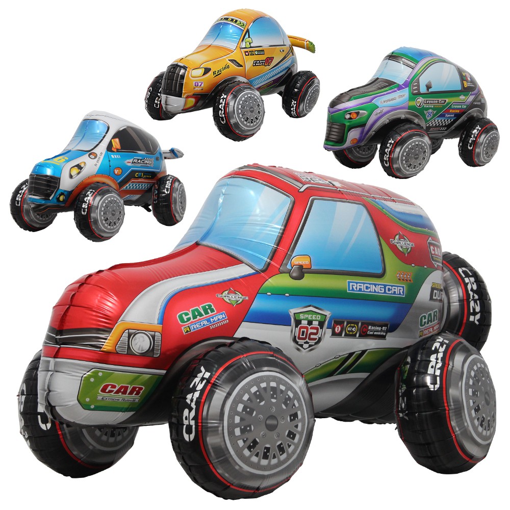 4D standing giant Racing Car Foil Balloon SUV Car Ballon Realistic ...