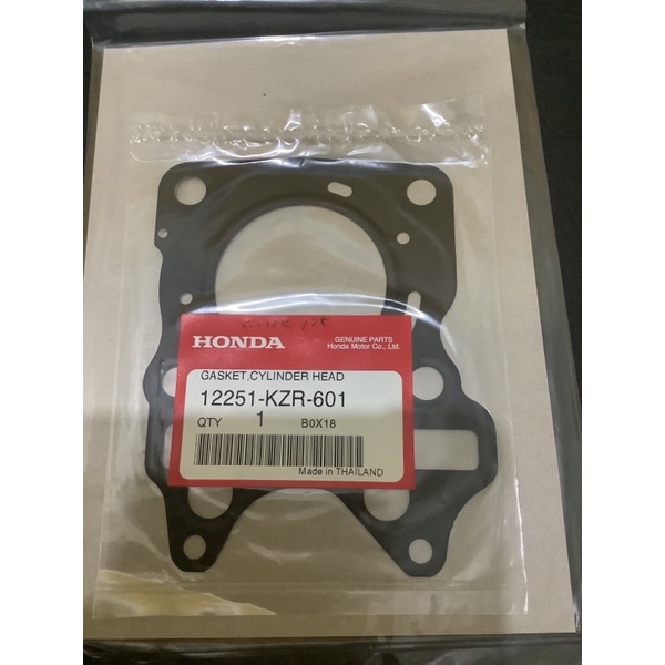 HONDA CLICK 125 CYLINDER HEAD GASKET ORIGINAL 12251-KZR-601 | Shopee ...