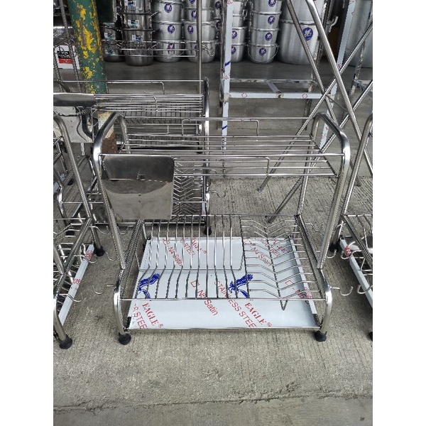 stainless dish drainer 12 plates(tauban ng plato at baso) ️ | Shopee ...