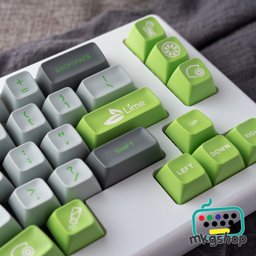 Keycap SA Lime Aifei | ABS doubleshot | SA profile | 187 genuine ...