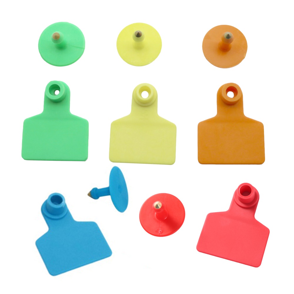 41x50mm Without Word Pig Ear Tag Copper Nail Animal Identification Card ...