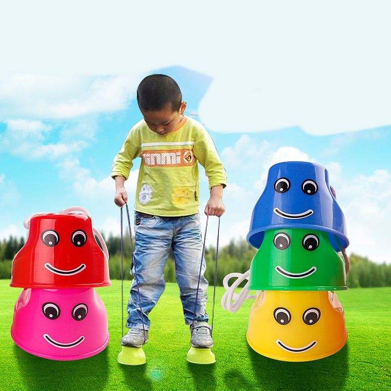 Stilt jump Walker High Activity stilt Board Games | Shopee Philippines