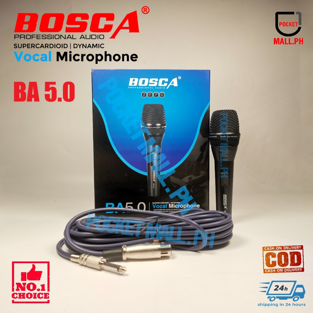 BOSCA Professional Audio BA5.0 / BA7.0 Vocal Dynamic High Quality ...