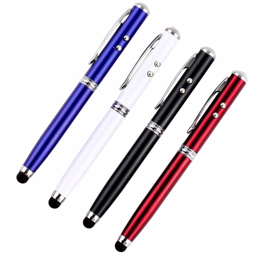 Portable Touch Screen Pen with LED Light Pen Laser Pointer Pen | Shopee ...
