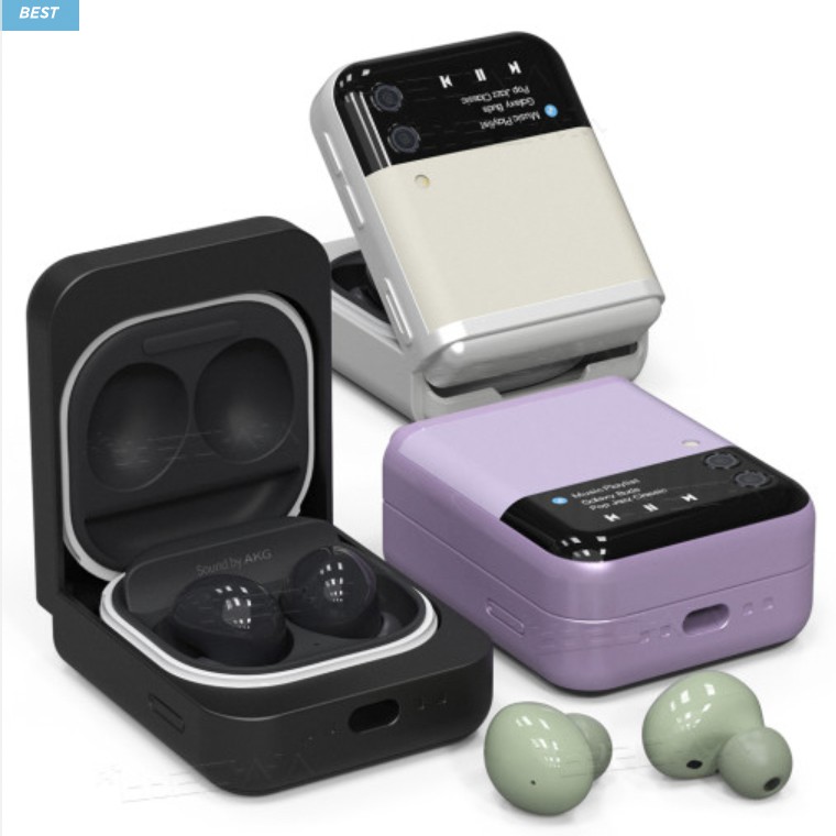 Z flip 3 Knotted official cover case for Samsung Galaxy Buds 2 / Buds ...