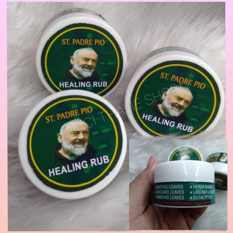 Padre Pio healing rub 10g | Shopee Philippines