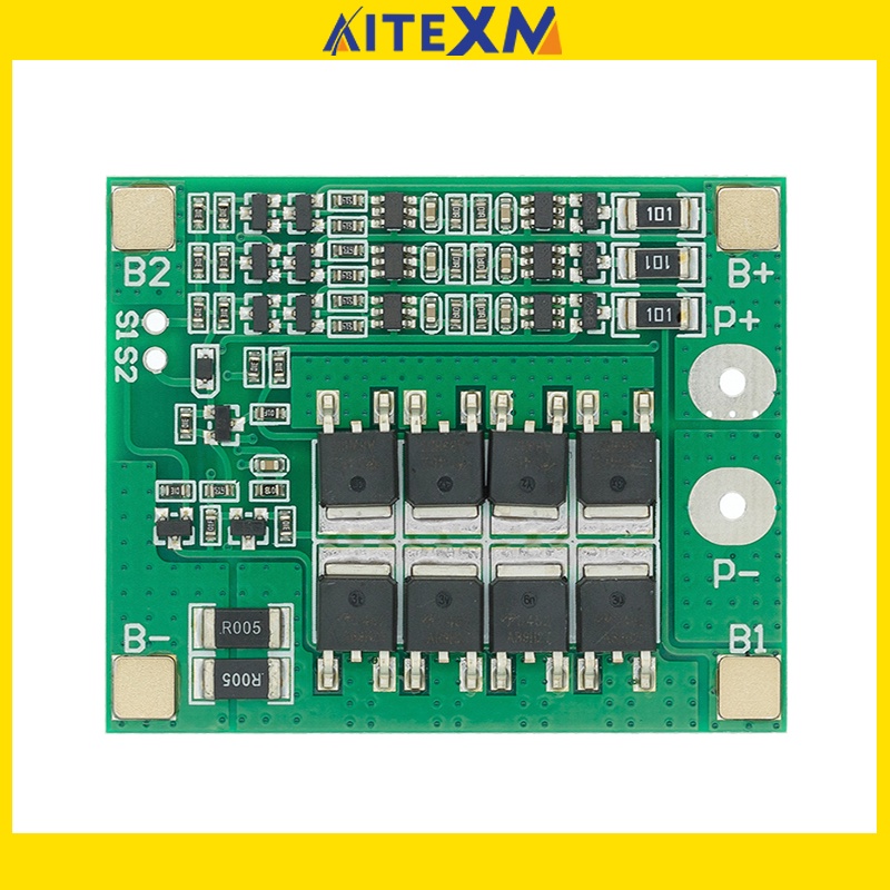 3S 25A Li-ion 18650 BMS PCM Battery Protection Board BMS PCM With ...