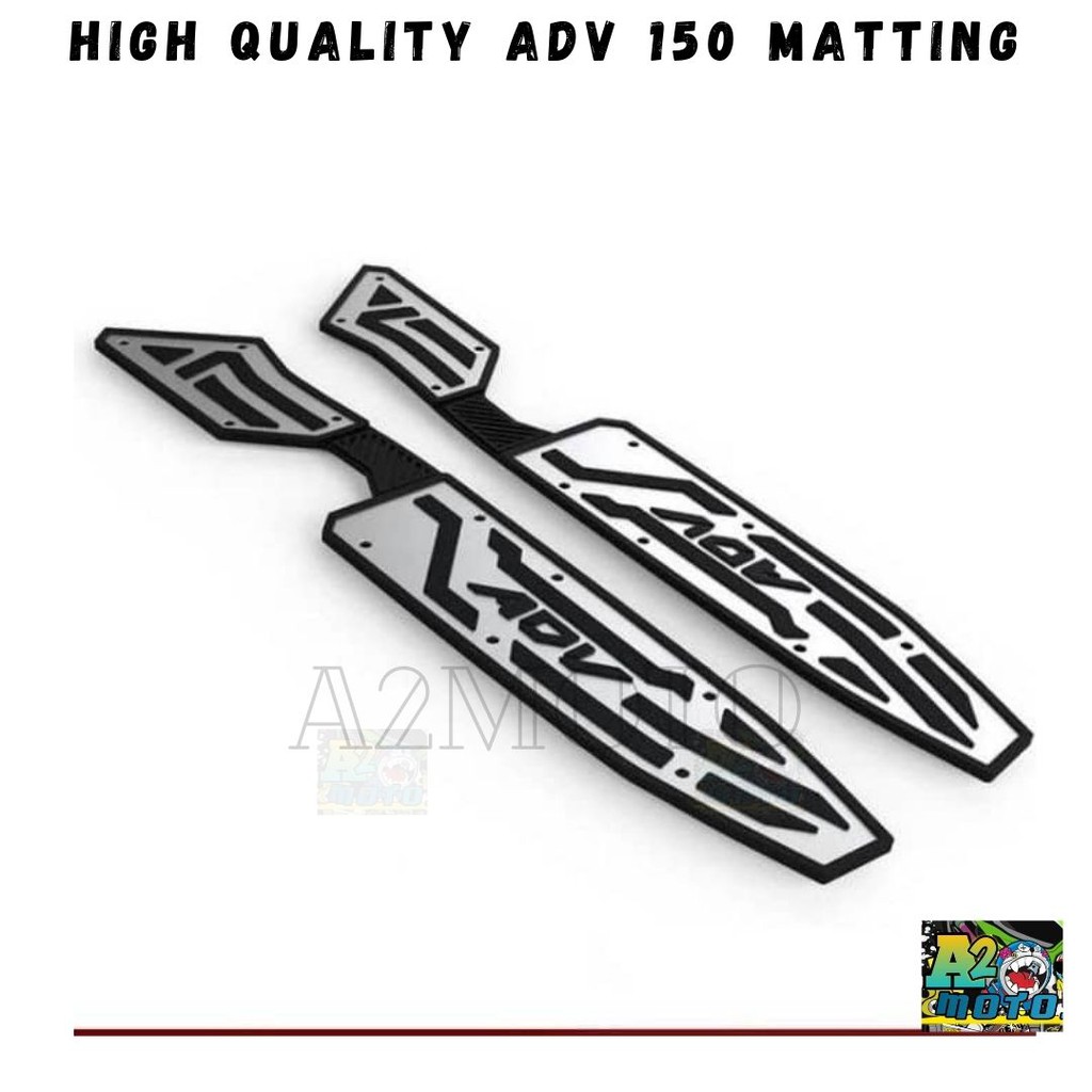 ADV 150 Foot Board Matting Alloy with Rubber nuts and bolts High ...