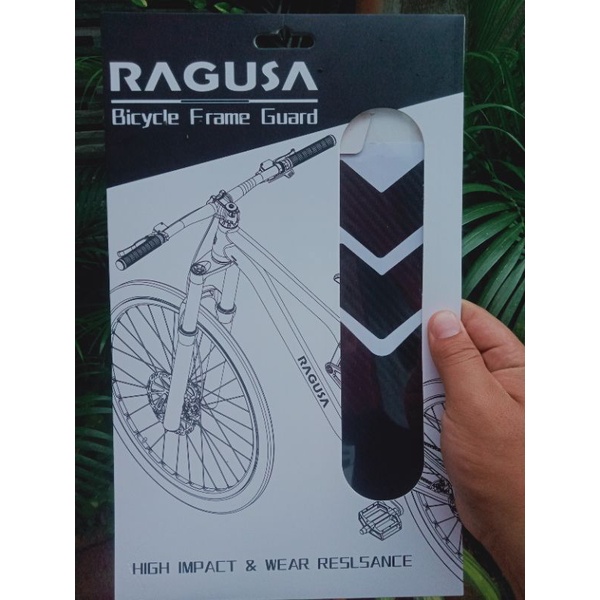 RAGUSA Bicycle FRAME GUARD Looks carbon | Shopee Philippines