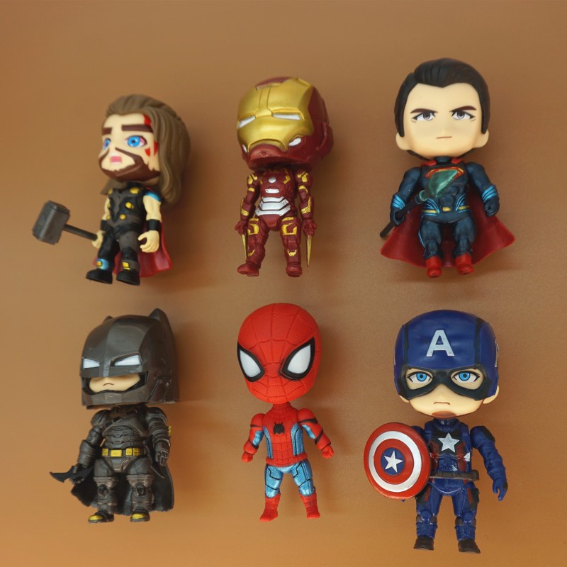 Fridge Magnets 6pcs/set Avengers DC Weapon Edition Batman/iron Man ...