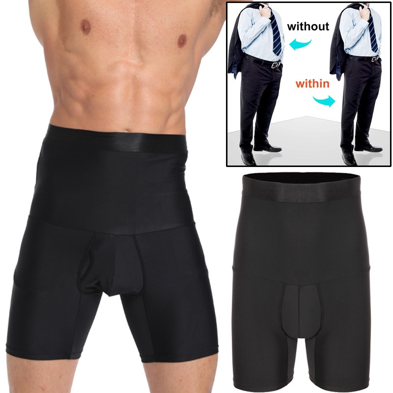 Tummy Control Panties for men High Waist Slimming Underwear Body Shaper ...