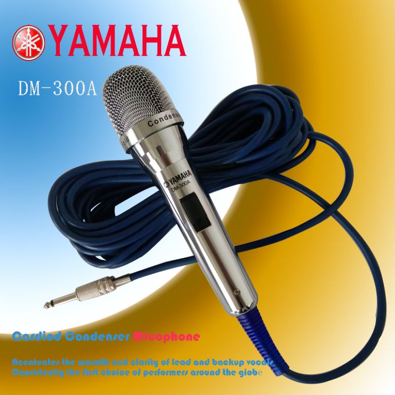 YAMAHA DM-300A DYNAMIC WIRED MICROPHONE DM-300A | Shopee Philippines