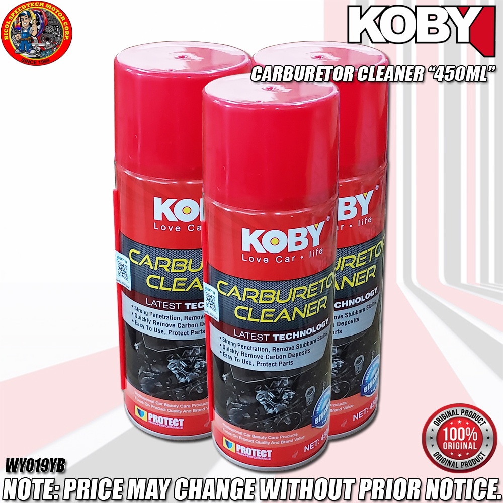 KOBY CARBURETOR CLEANER 450ML (WY019YB) | Shopee Philippines