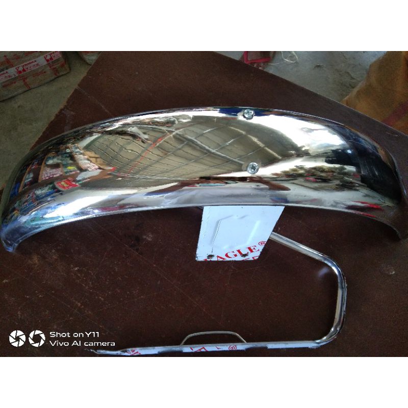 Front fender tmx 155 stainless makapal | Shopee Philippines