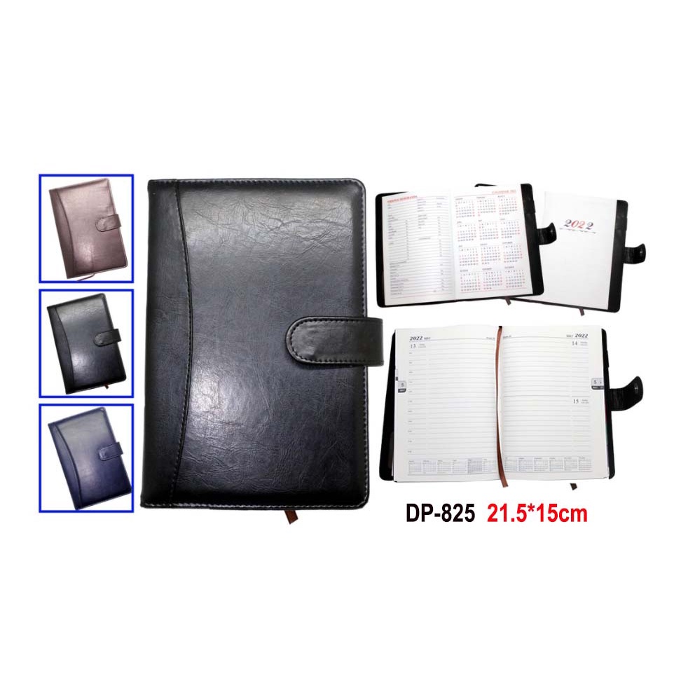 2025 A5 Diary Planner (A) Leatherette Organizer Open Date (B) with ...