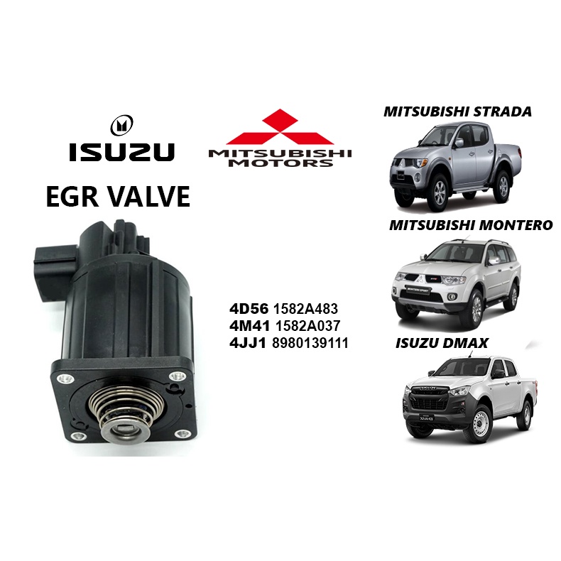 EGR VALVE MONTERO STRADA DMAX ALTERA 2008-2015 | Shopee Philippines