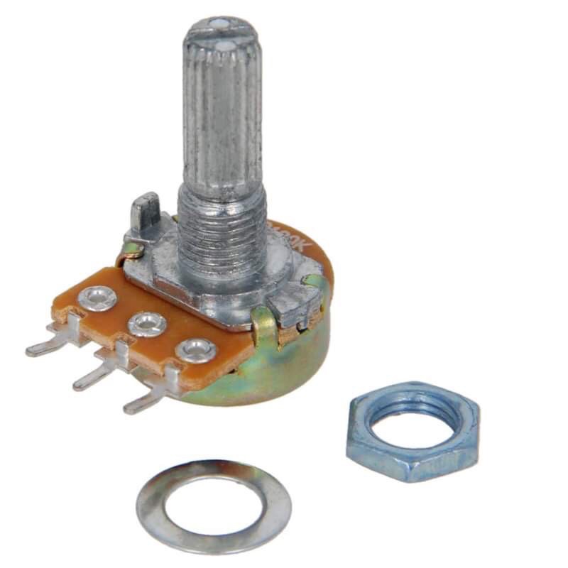 Potentiometer Volume Control 5k 10k 20k 50k with nut and washer ...