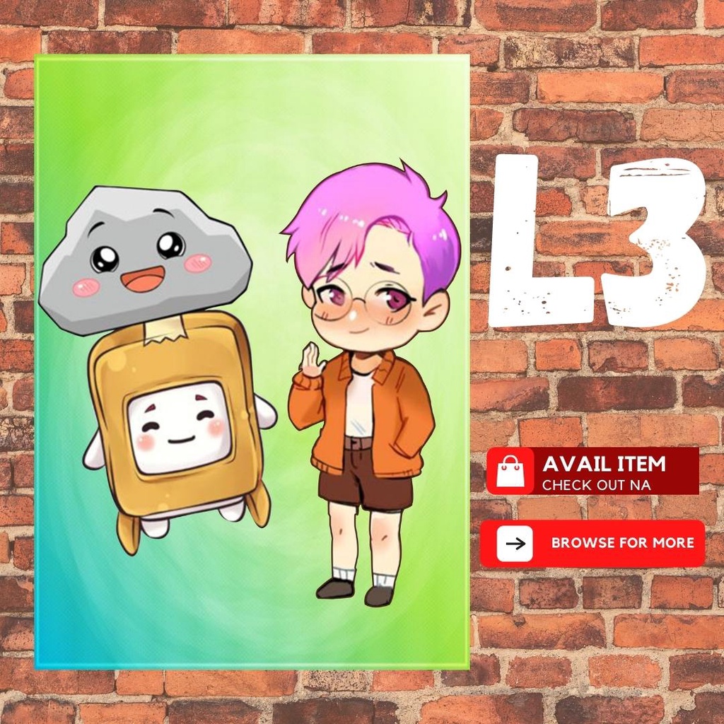 LANKYBOX poster (Sintra board) A4 size | Shopee Philippines