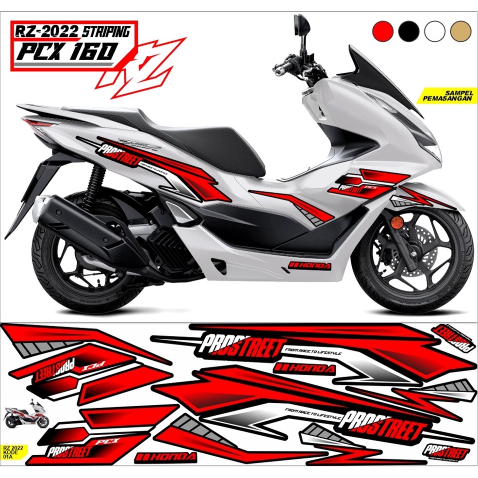 Striping Sticker honda pcx 160 Simple Graphic Code A | Shopee Philippines