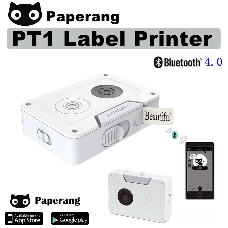 Paperang PT1 Bluetooth Portable Labeller Label Printer | Shopee Philippines