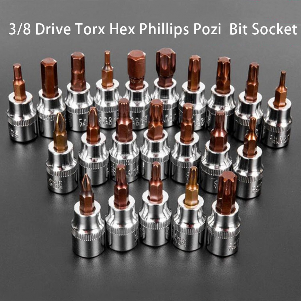 Drive Bit Socket H3-H10 1 Pc Screw Driver 3/8 Inch Socket Screwdriver ...